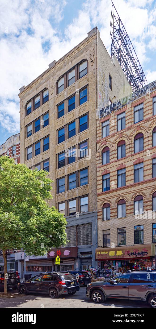 NYC Chinatown: 50-52 Eldridge Street, an eight-story brick commercial ...