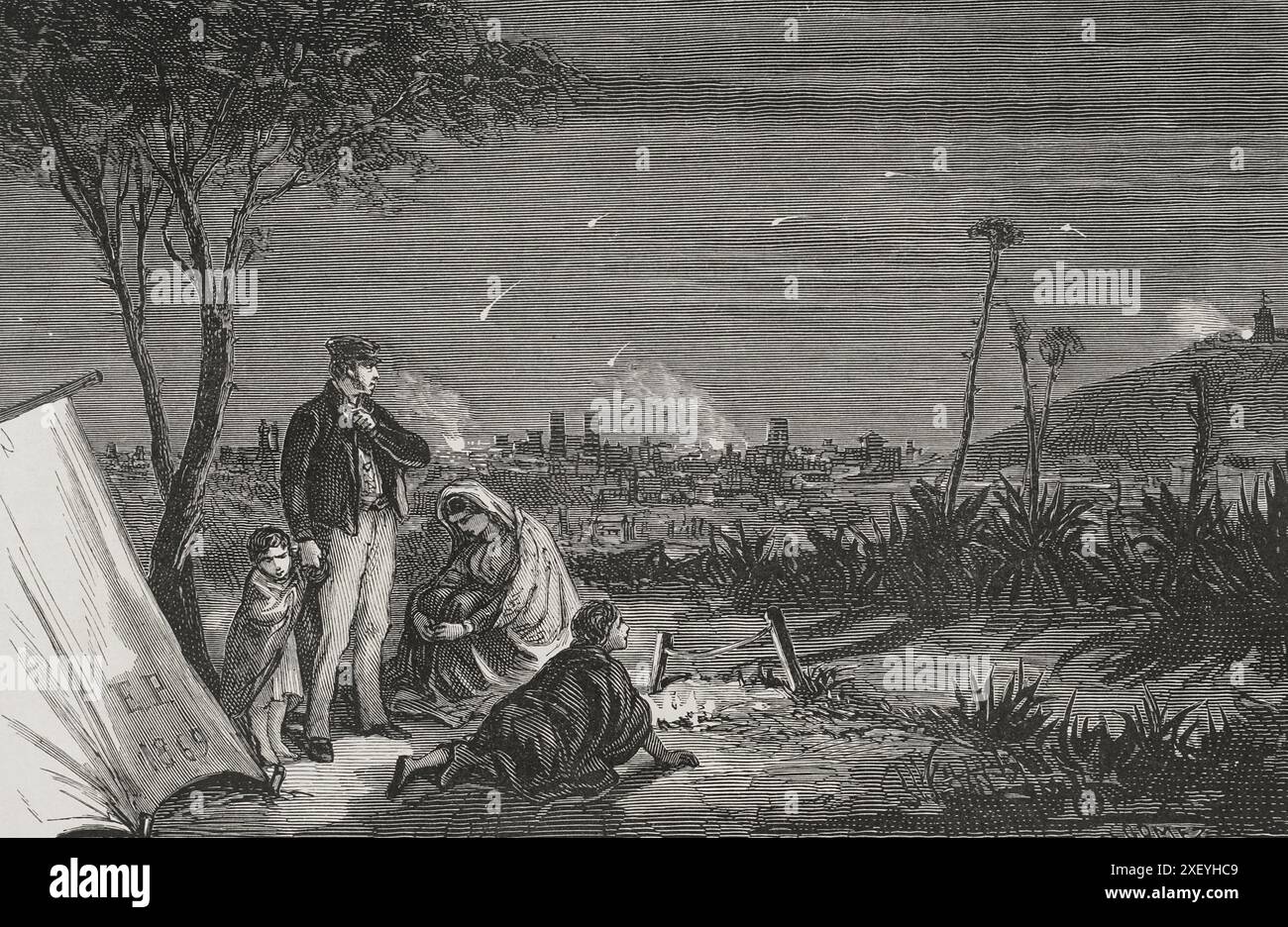 History of Spain. Revolution in Barcelona. Uprising against Espartero's ...