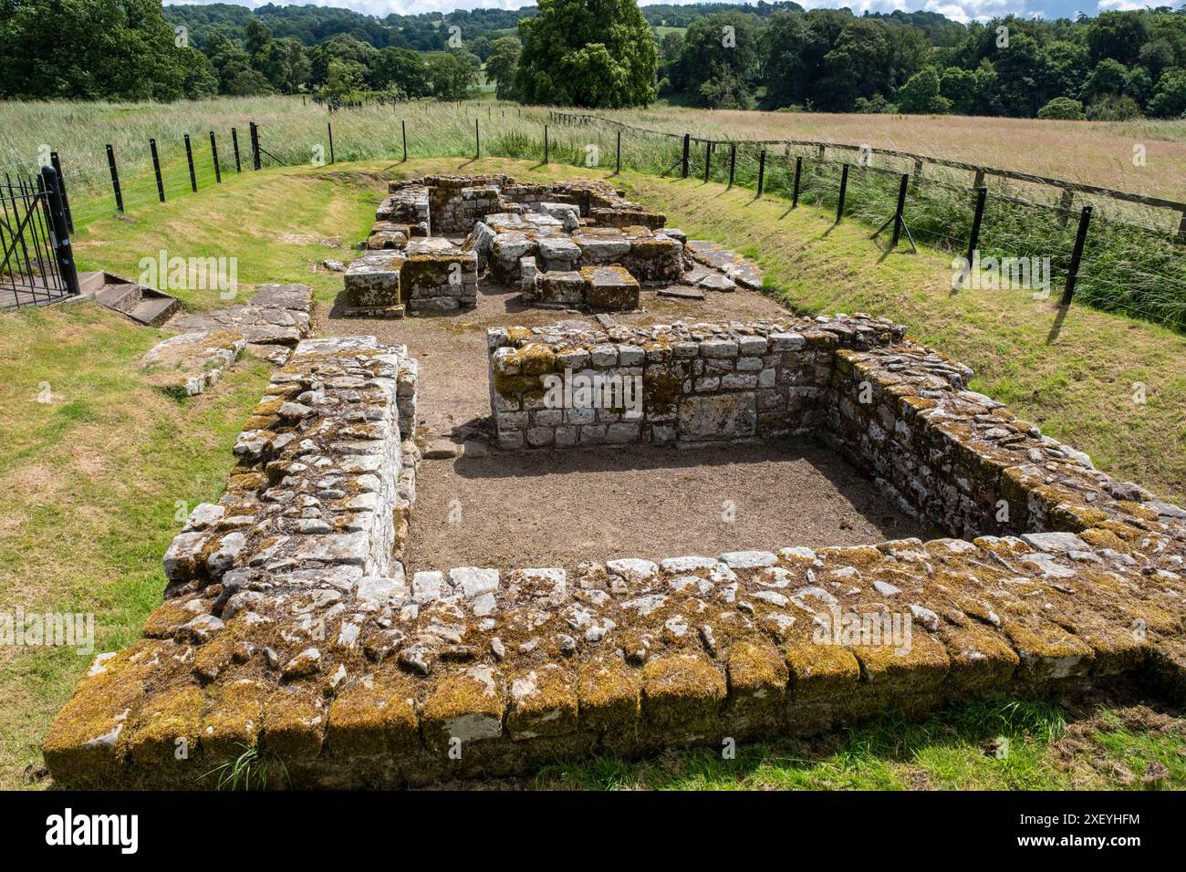 The South Gate, at Chesters Roman Fort, Chollerford, Hexham ...