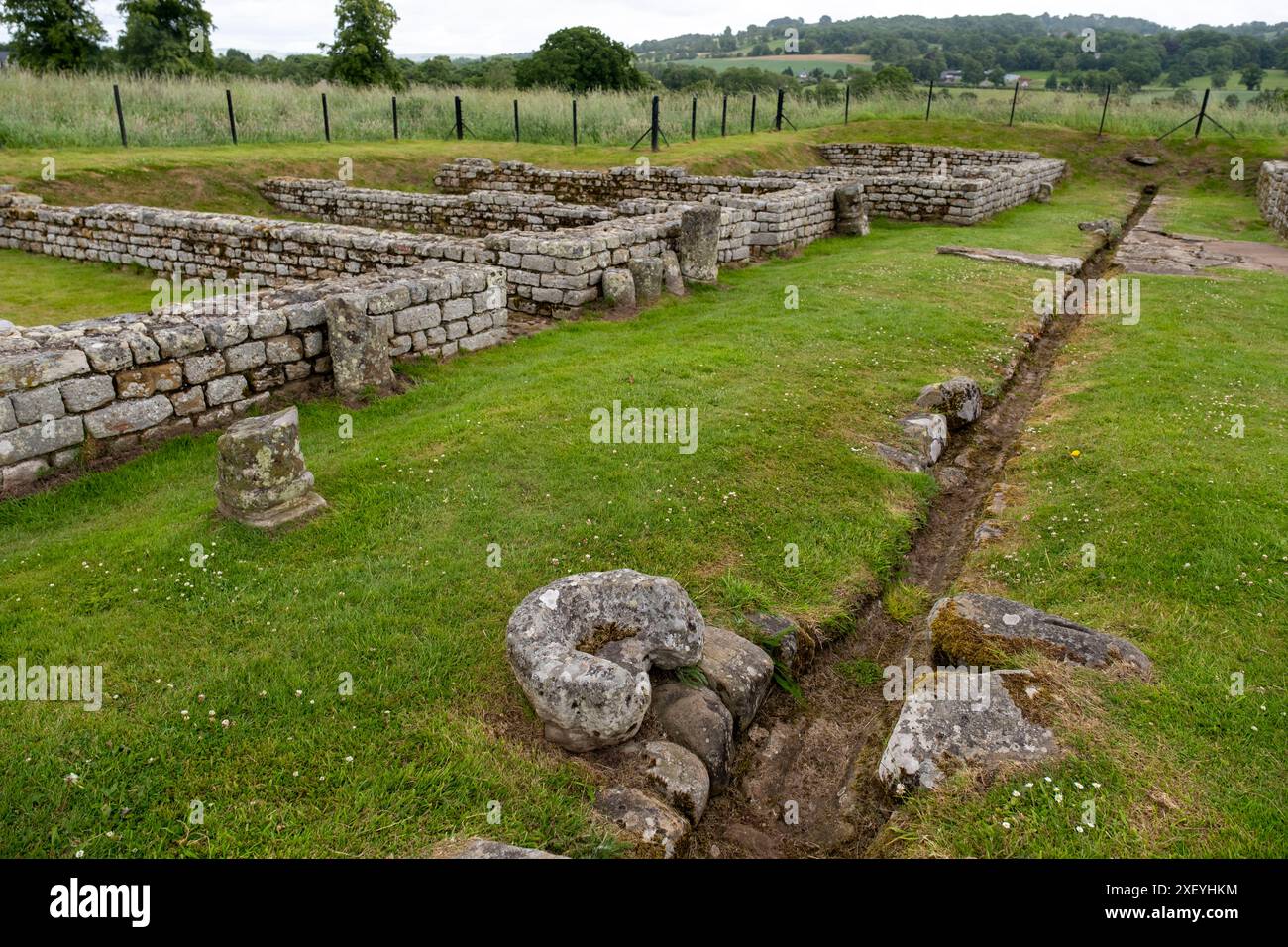 Chesters cavalry fort hi-res stock photography and images - Alamy
