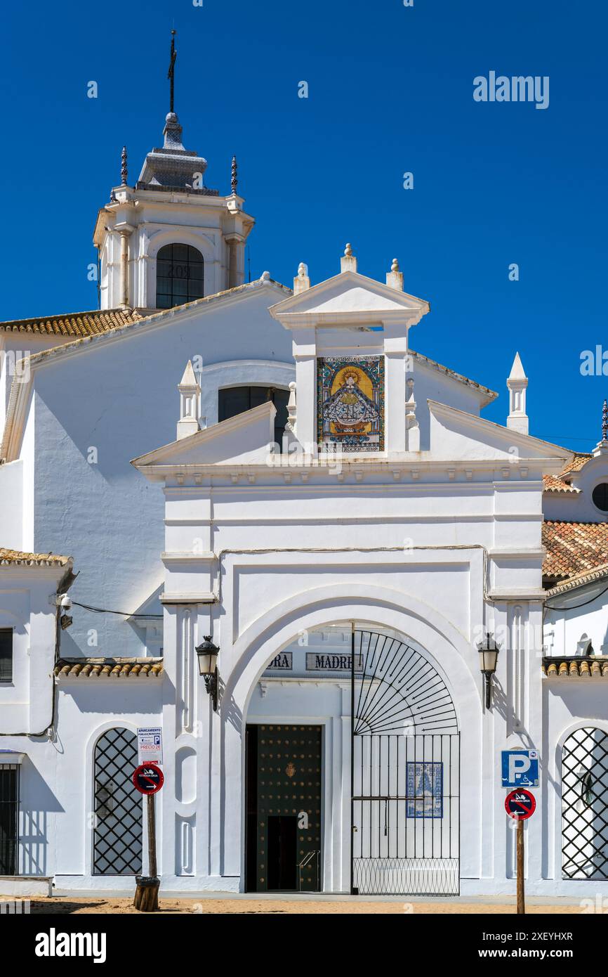 Ermita de la Virgen del Rocio, El Rocio, Huelva, Andalusia, Spain Stock ...