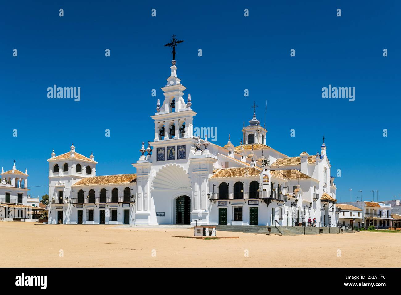 Ermita de la Virgen del Rocio, El Rocio, Huelva, Andalusia, Spain Stock ...