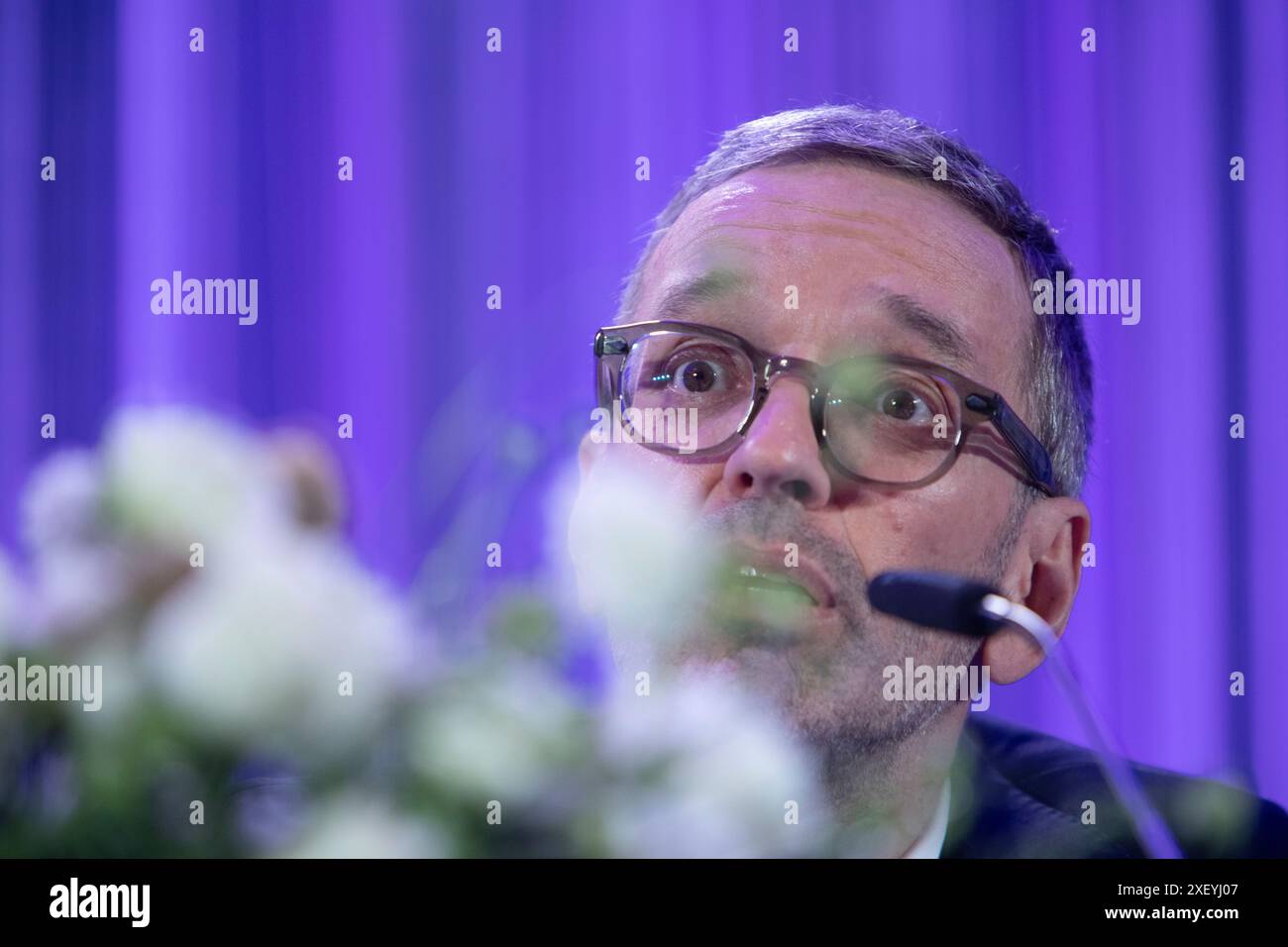 AUSTRIA; VIENNA; 20240630; Chairman of the Freedom Party of Austria (FPOe) Herbert Kickl ...