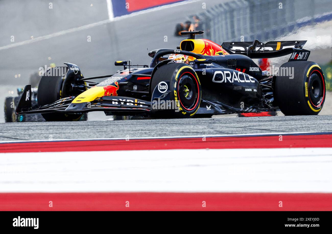 SPIELBERG - Max Verstappen (Red Bull Racing) during the Austrian Grand ...