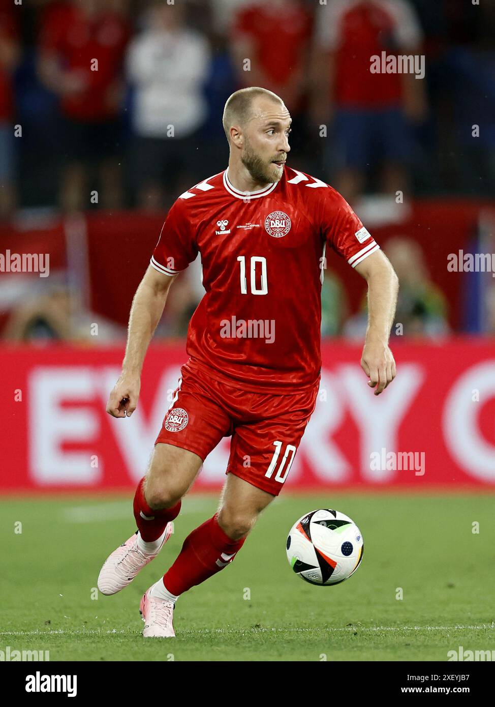 Dortmund - Christian Eriksen of Denmark during the UEFA EURO 2024 round ...