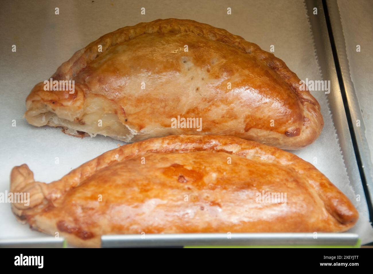 Traditional Cornish Pasties, St Ives Cornwall, UK - pasties are a ...