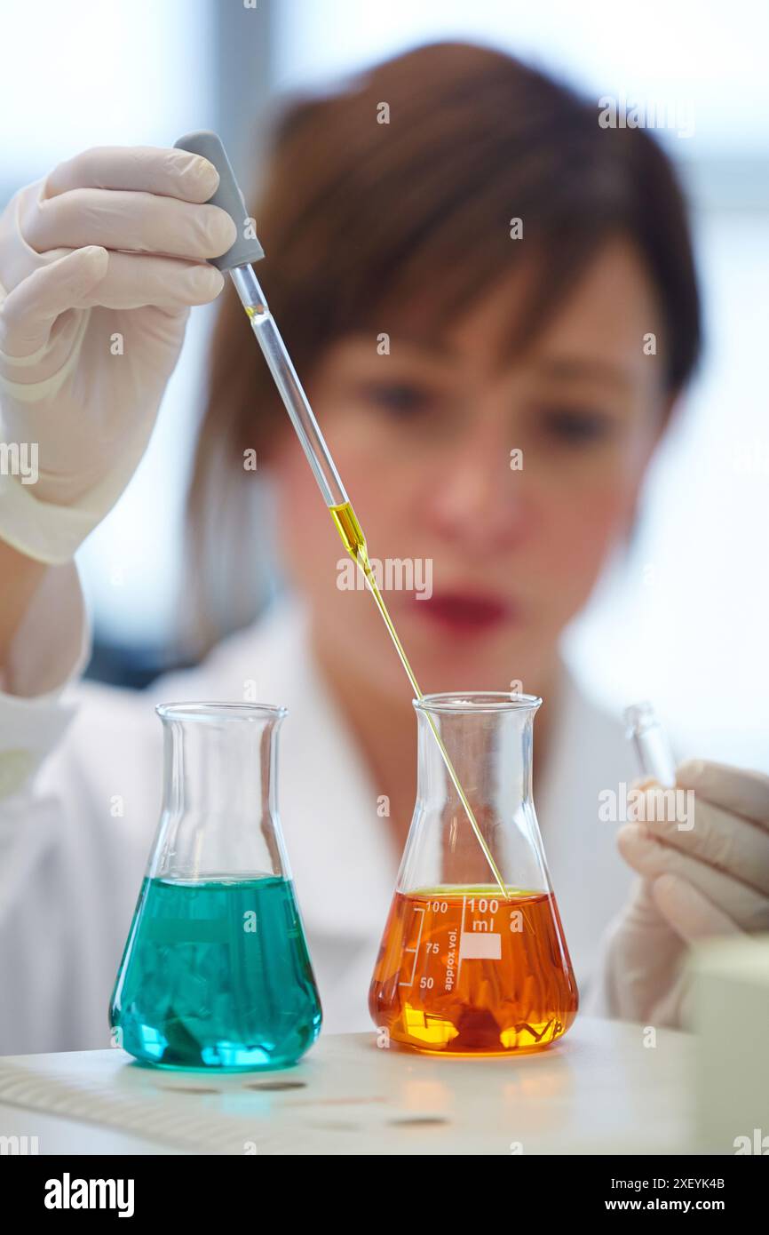 GC / MS. Gas chromatograph with mass detector. Analysis of organic ...