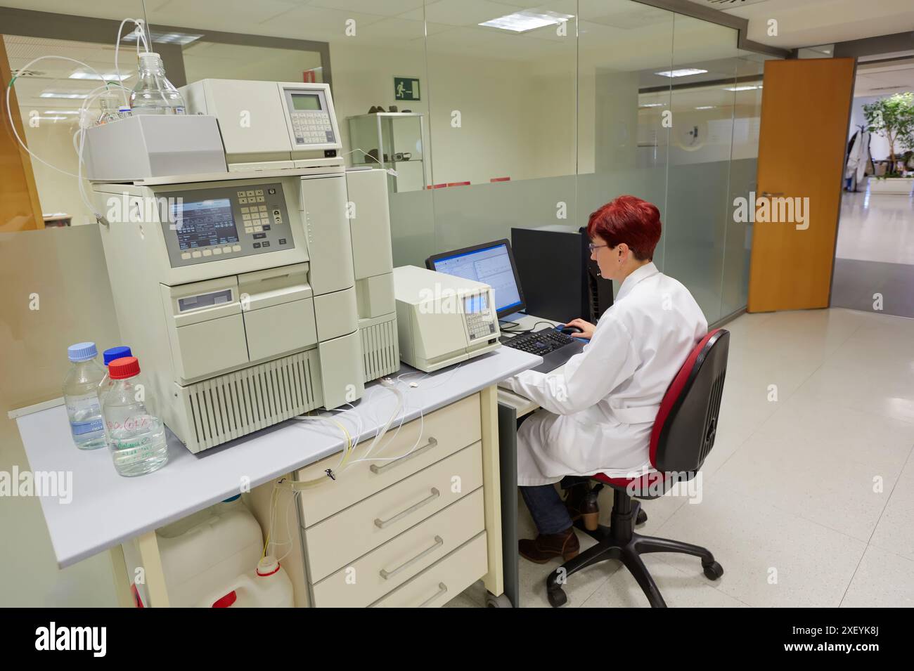 HPLC. High-performance liquid chromatography. High-pressure liquid ...