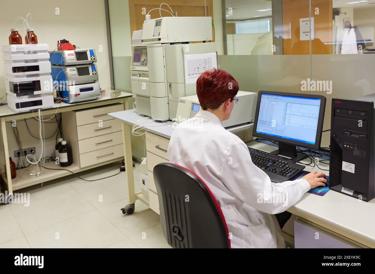 HPLC. High-performance liquid chromatography. High-pressure liquid ...