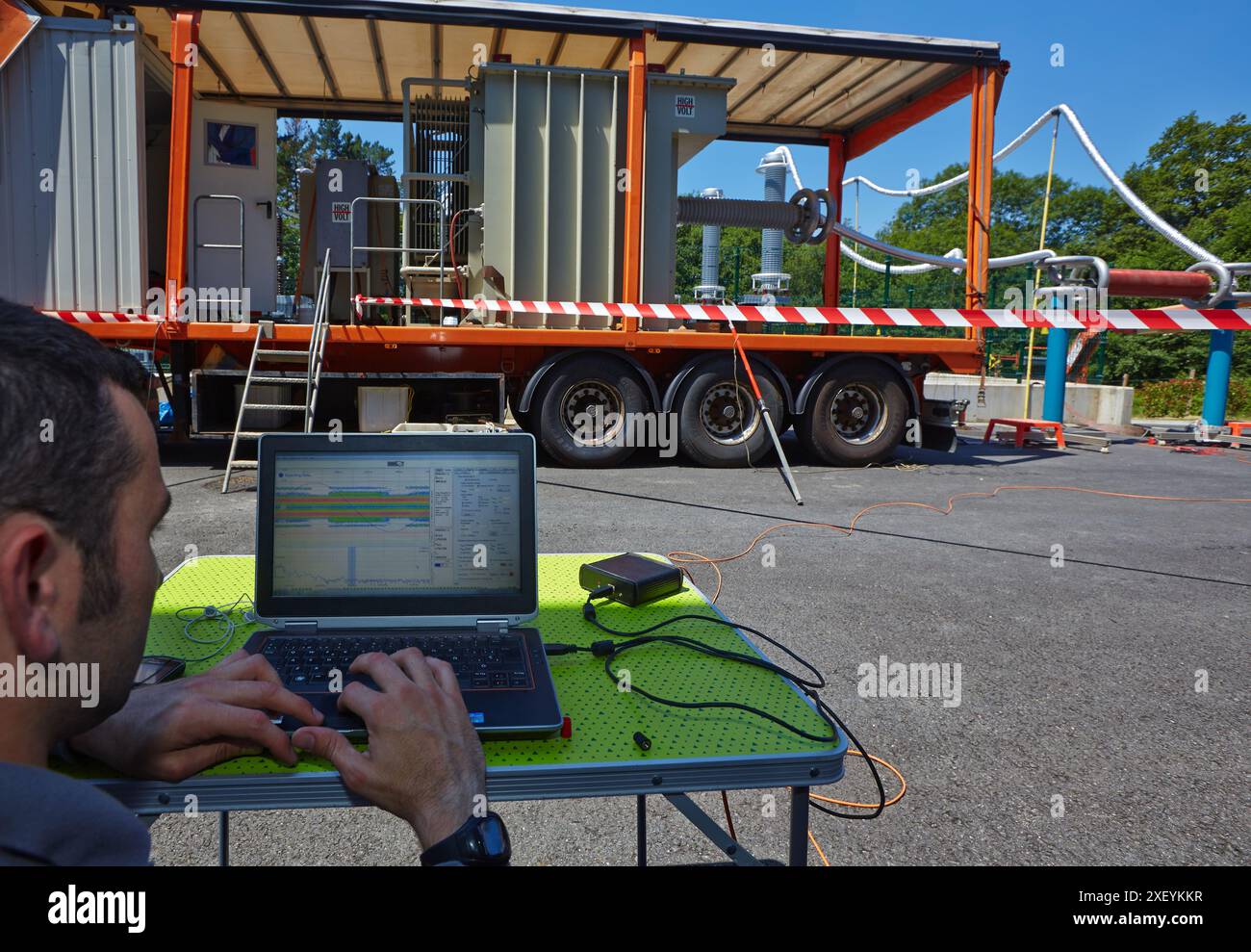 On-site commissioning, diagnostics and maintenance tests on underground ...