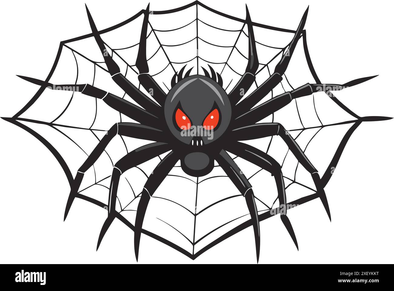 Spooky spiderweb design Stock Vector Images - Alamy