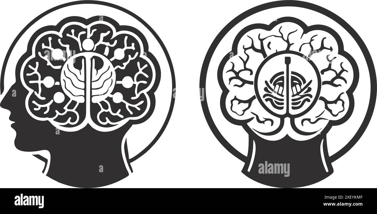 Mental calmness Stock Vector Images - Alamy