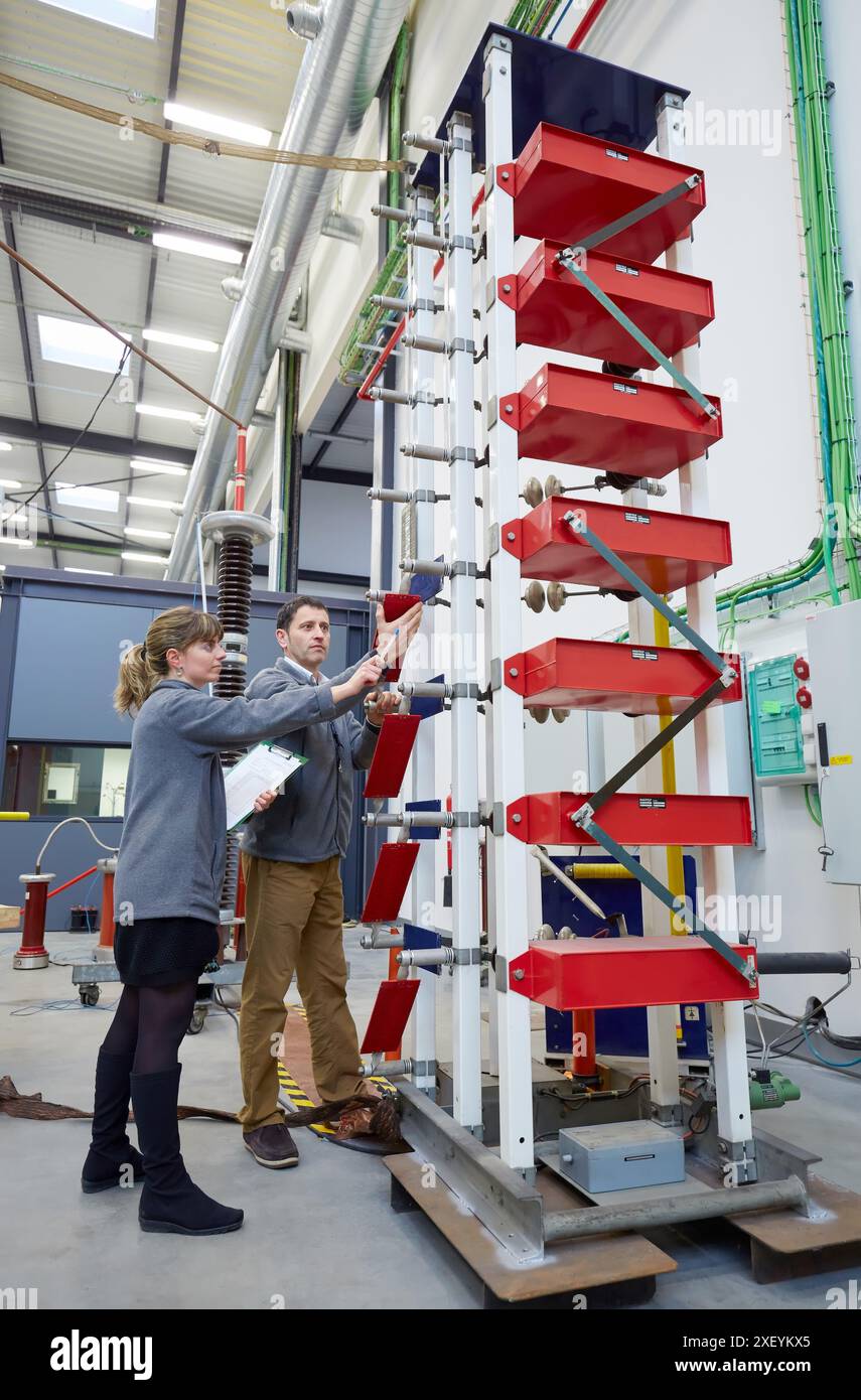 HIGH VOLTAGE LABORATORY. Test bench to conduct dielectric tests for ...