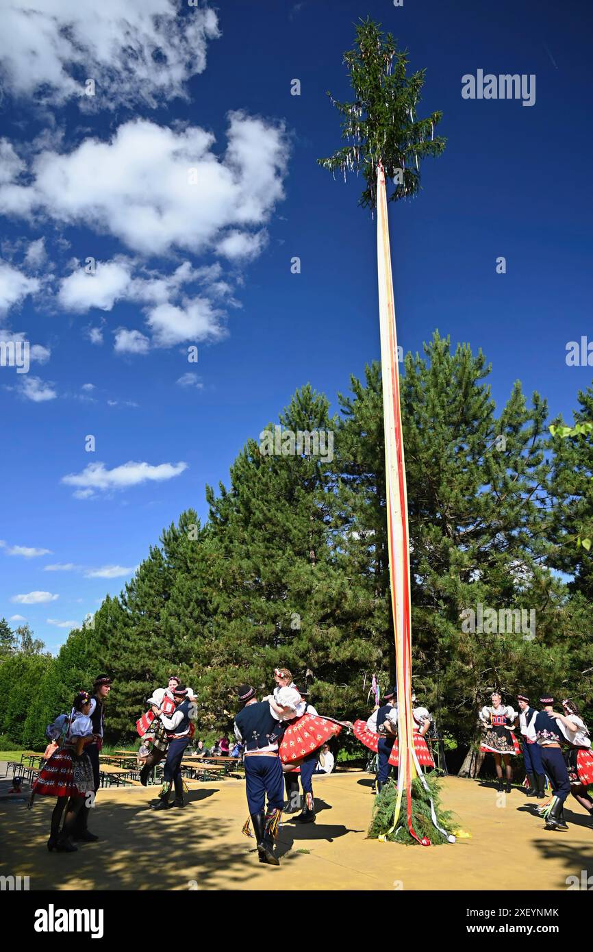 Brno - Bystrc, Czech Republic, 22 June, 2024. Czech traditional feast ...