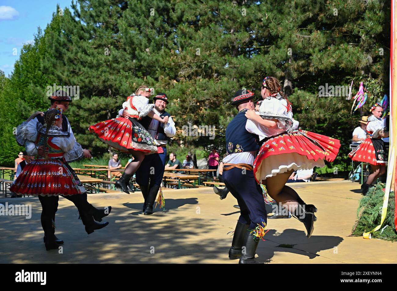 Brno - Bystrc, Czech Republic, 22 June, 2024. Czech traditional feast ...