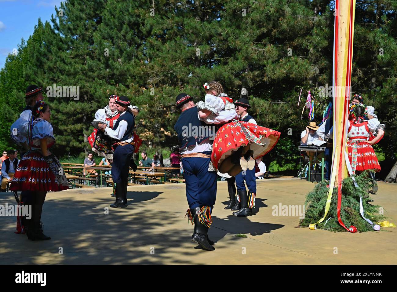 Brno - Bystrc, Czech Republic, 22 June, 2024. Czech traditional feast ...
