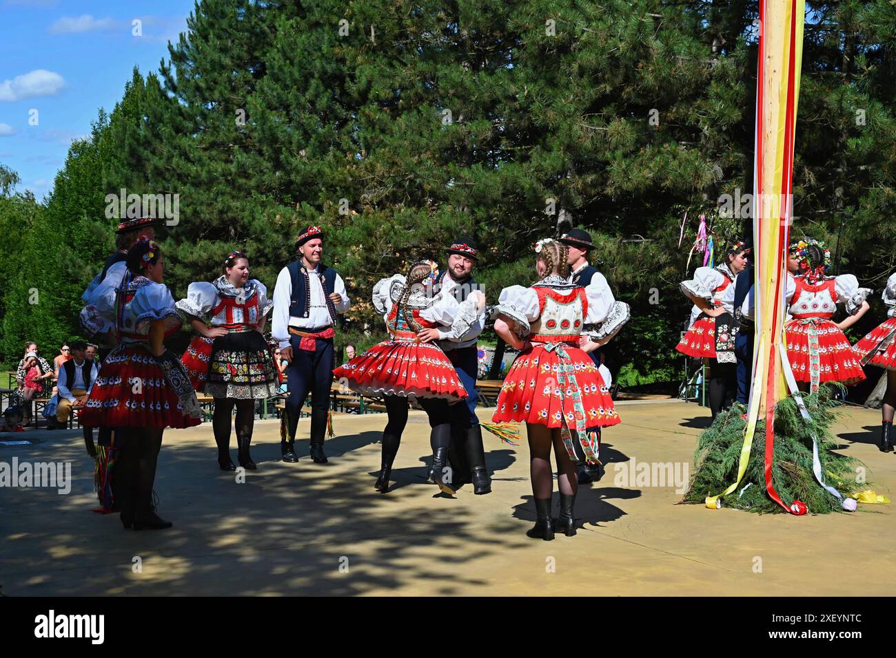 Brno - Bystrc, Czech Republic, 22 June, 2024. Czech traditional feast ...