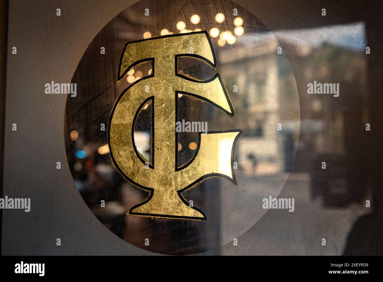 Alexandria, Egypt. June 26th 2024 Logo on the entrance door to the ...