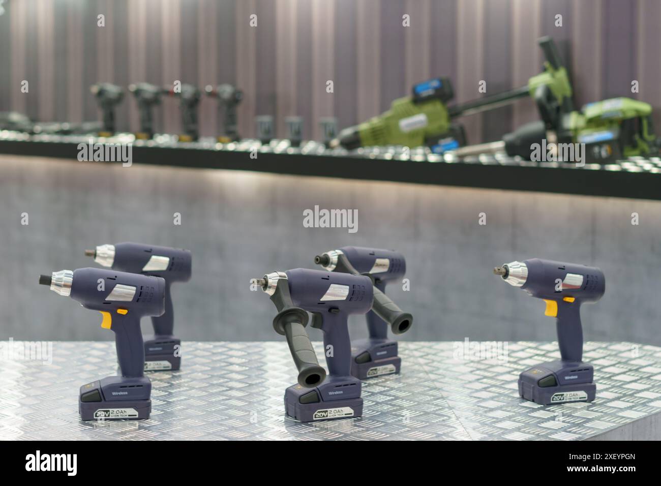 array of advanced cordless power tools, emphasizing their versatility ...