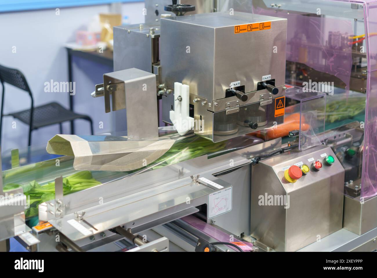 automated vegetable packaging machine, specifically designed to handle ...