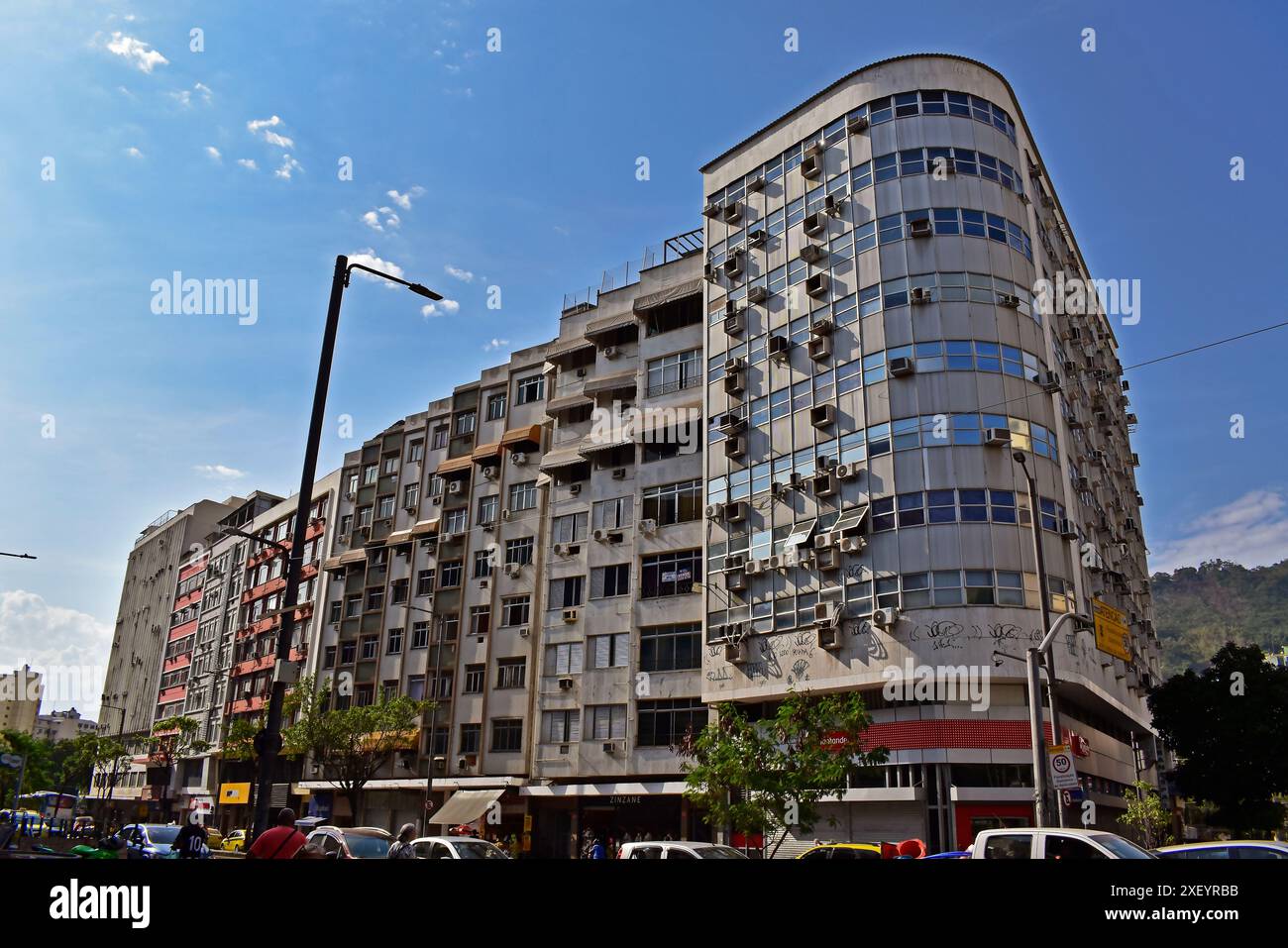 RIO DE JANEIRO, BRAZIL - June 29, 2024: Commercial and residential ...