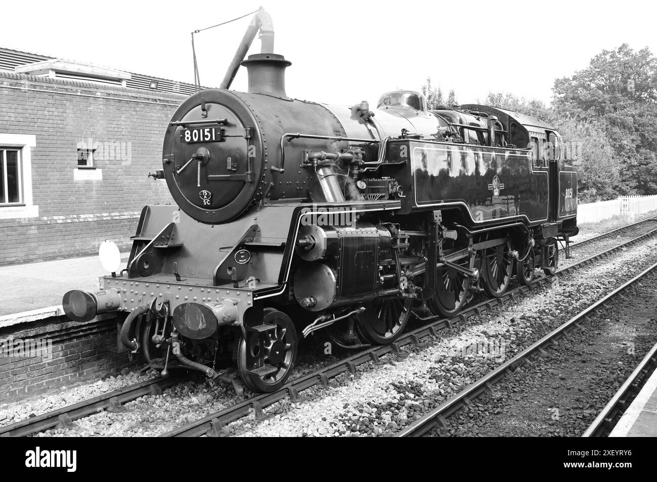 British Railways Standard Class 4MT 2-6-4 Tank Locomotive No. 80151 at ...