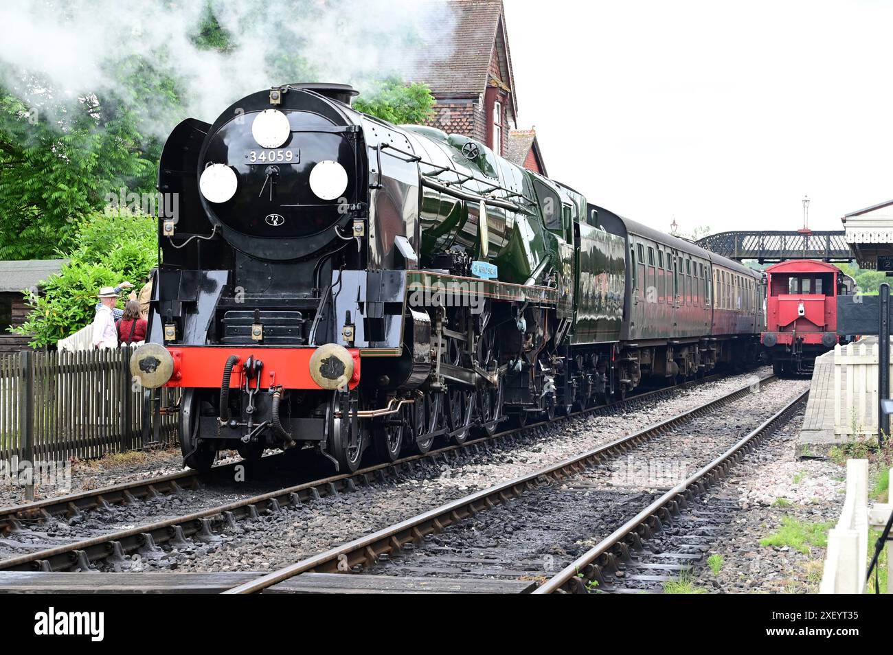 Sir Archibald Sinclair a Battle of Britain Class steam locomotive ...