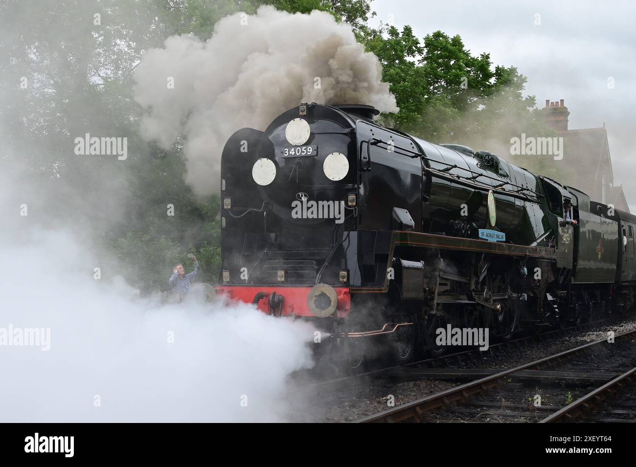 Sir Archibald Sinclair a Battle of Britain Class steam locomotive ...