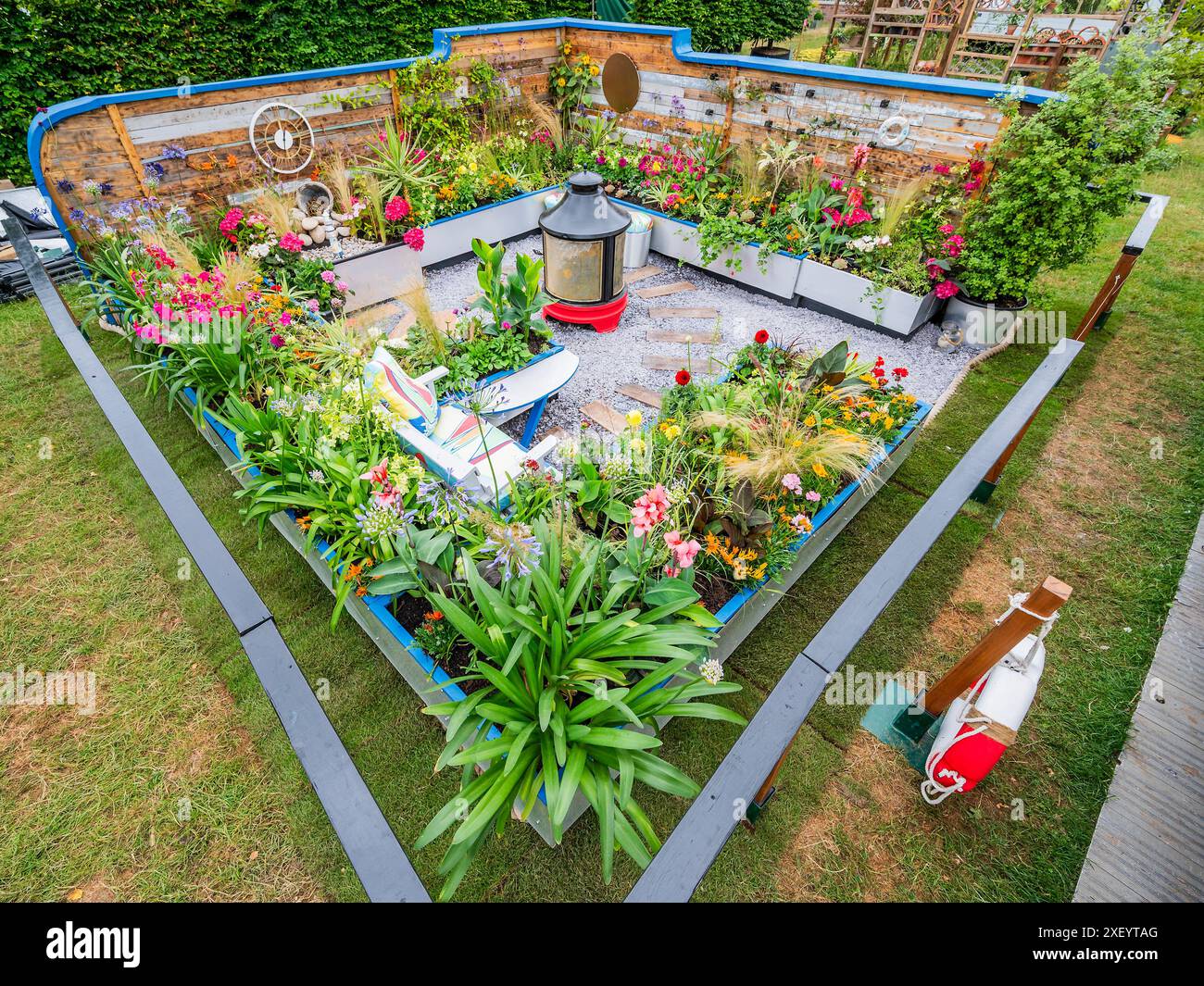London, UK. 30th June, 2024. The Lighthouse Show Garden, Designed by ...