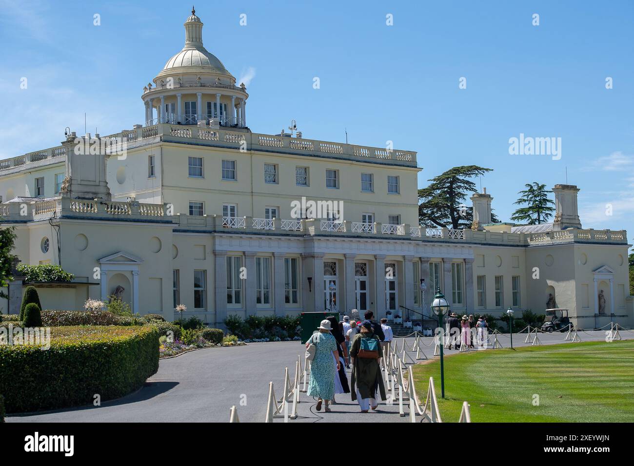 Stoke Poges, UK. 29th June, 2024. The Mansion House at Stoke Park ...