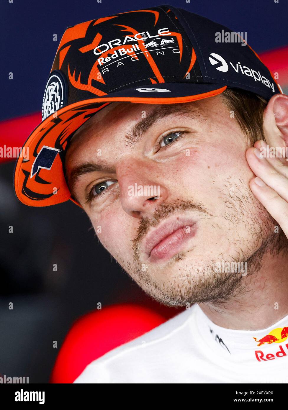SPIELBERG - Max Verstappen (Red Bull Racing) is disappointed after the ...