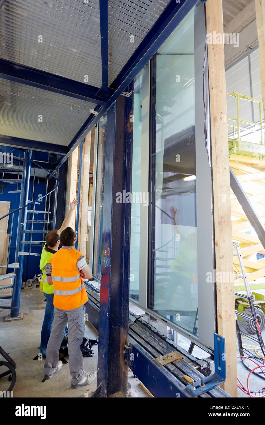 Mechanical Testing of building facades. Curtain walls. Architectural ...