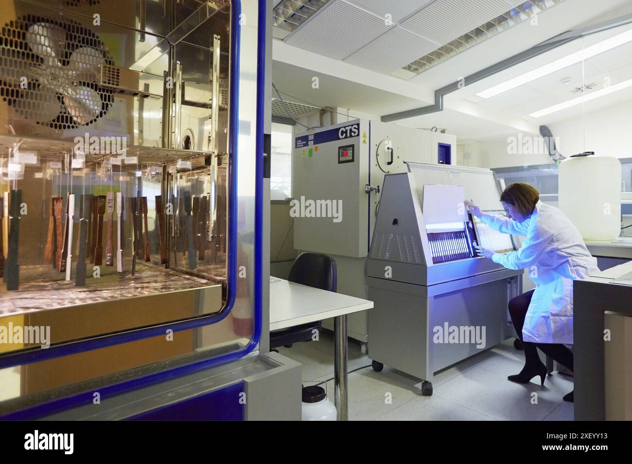 Climatic chambers and Ultraviolet UV chamber. Laboratory corrosion and ...