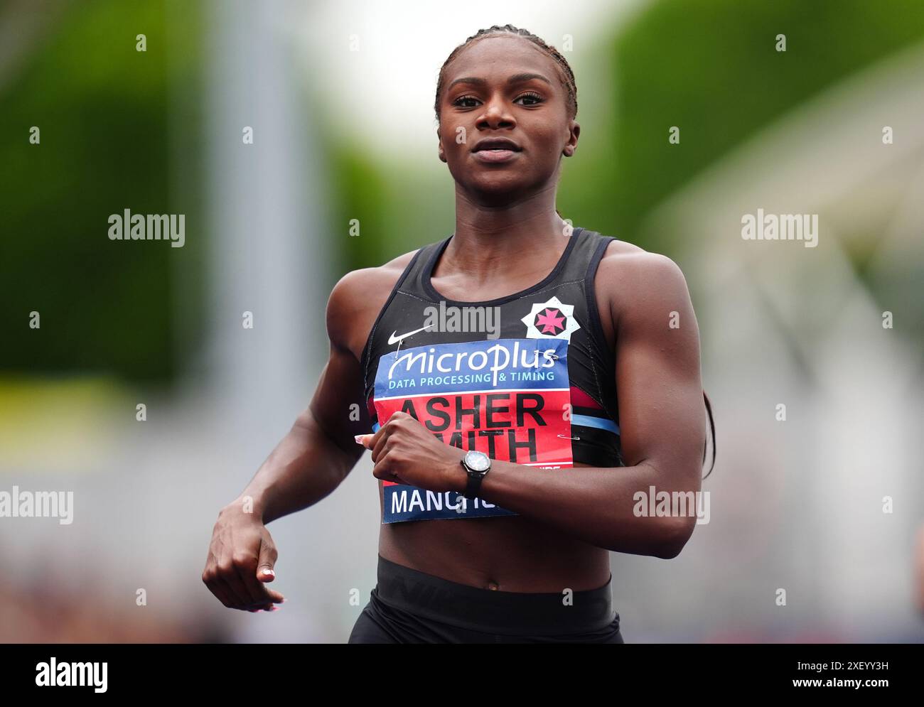 Dina Asher-Smith wins the Women's 200m final during day two of the ...