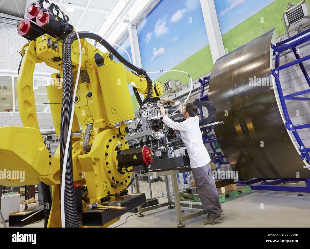 Research and development for the design of robotic manufacturing cell ...