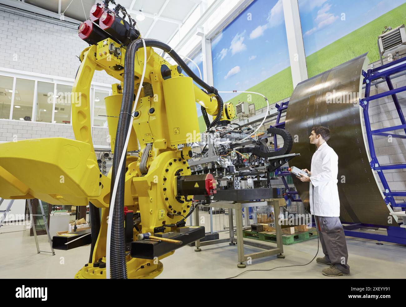 Research and development for the design of robotic manufacturing cell ...