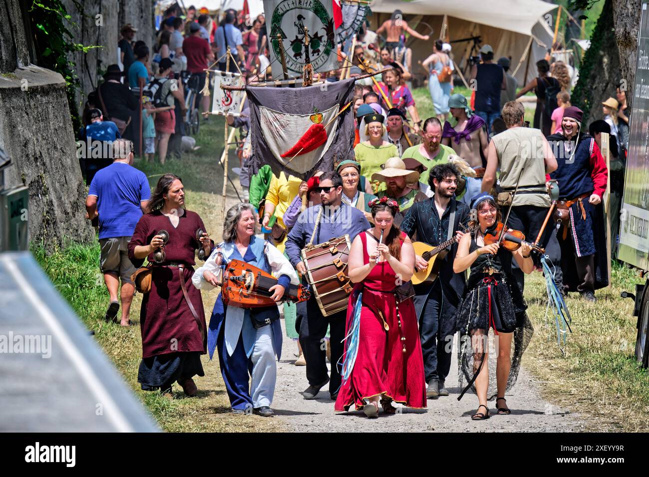 Castellum ad Louffi , das Mittelalterfest in Laufen an der Salzach ...