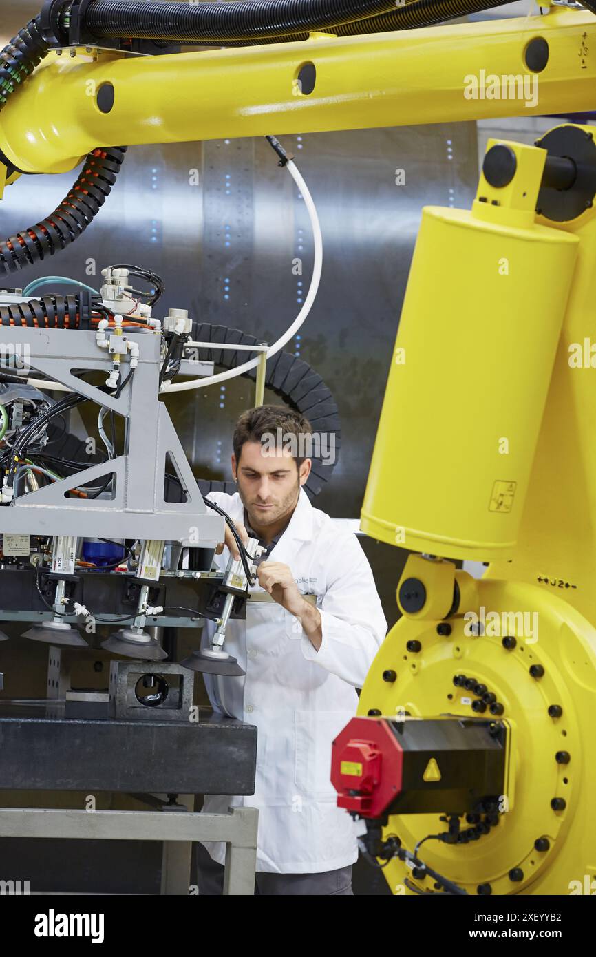 Research and development for the design of robotic manufacturing cell ...