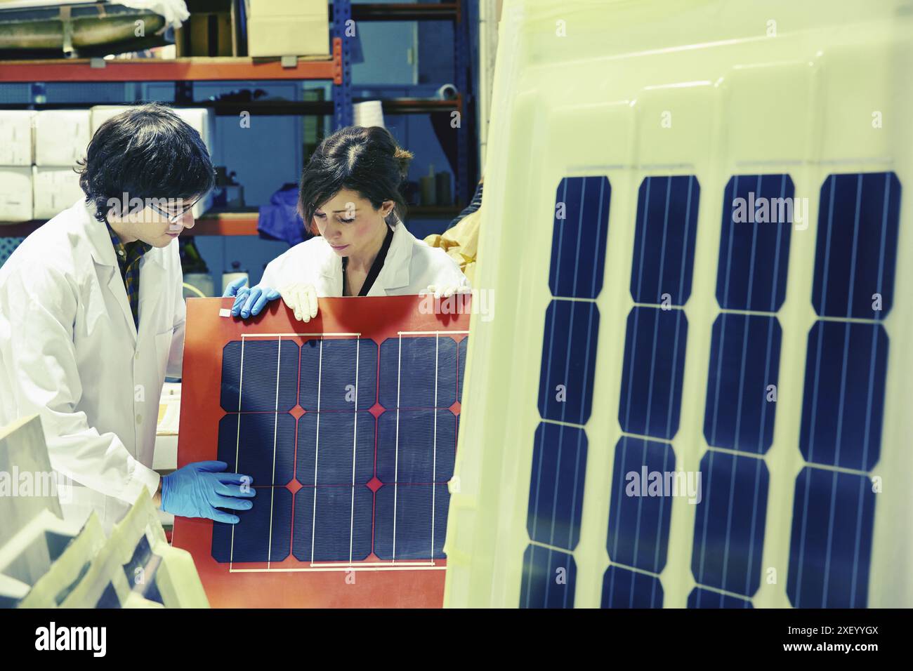 Development of roof panels with solar cells. Research and development ...