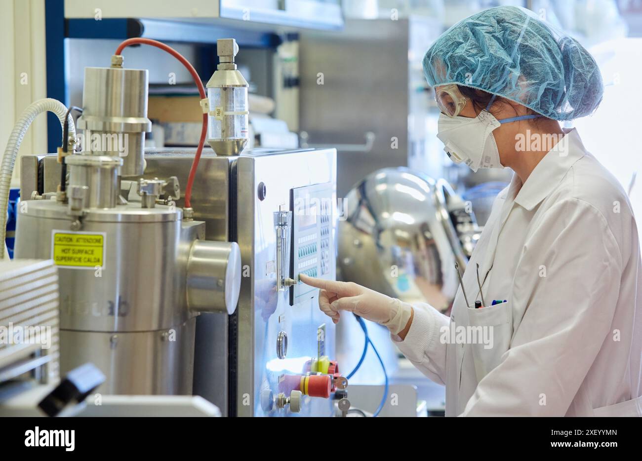 Rotolab. Powder granulator. Pharmaceutical Development Laboratory. Pre ...