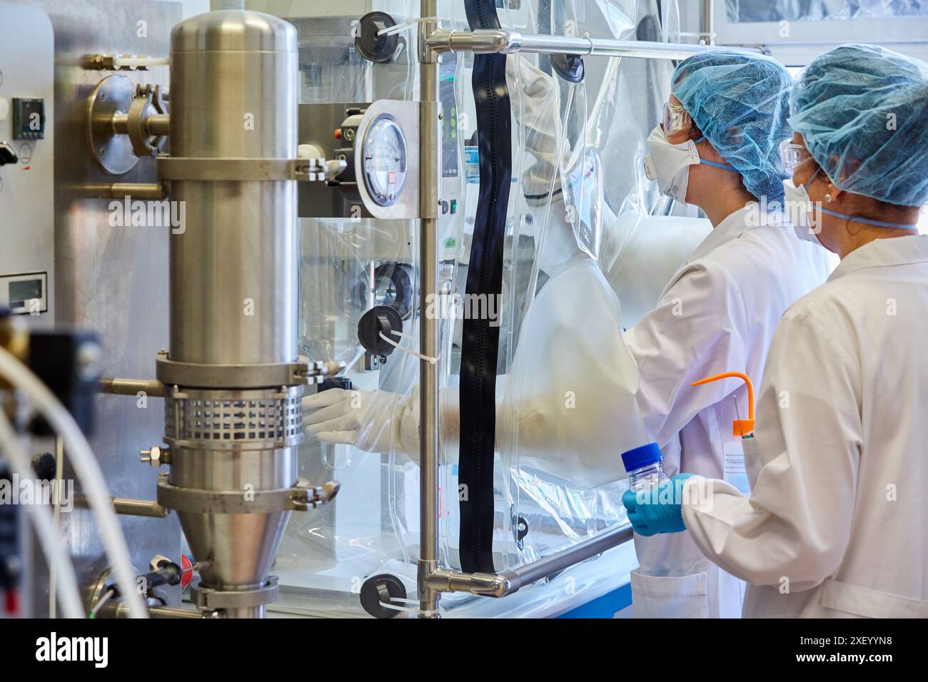 Spray Dryer. Hood. Pharmaceutical Development Laboratory. Pre ...