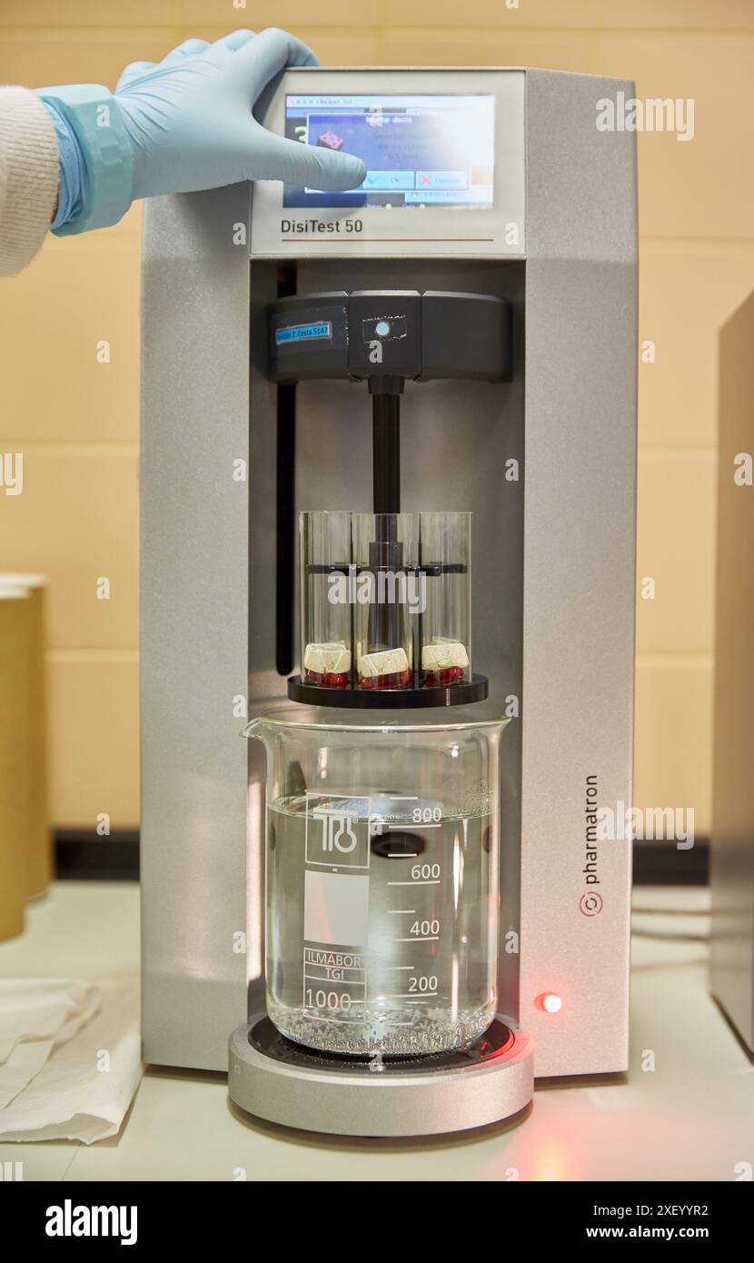 DisiTest machine is fully designed for tablet disintegration testing ...