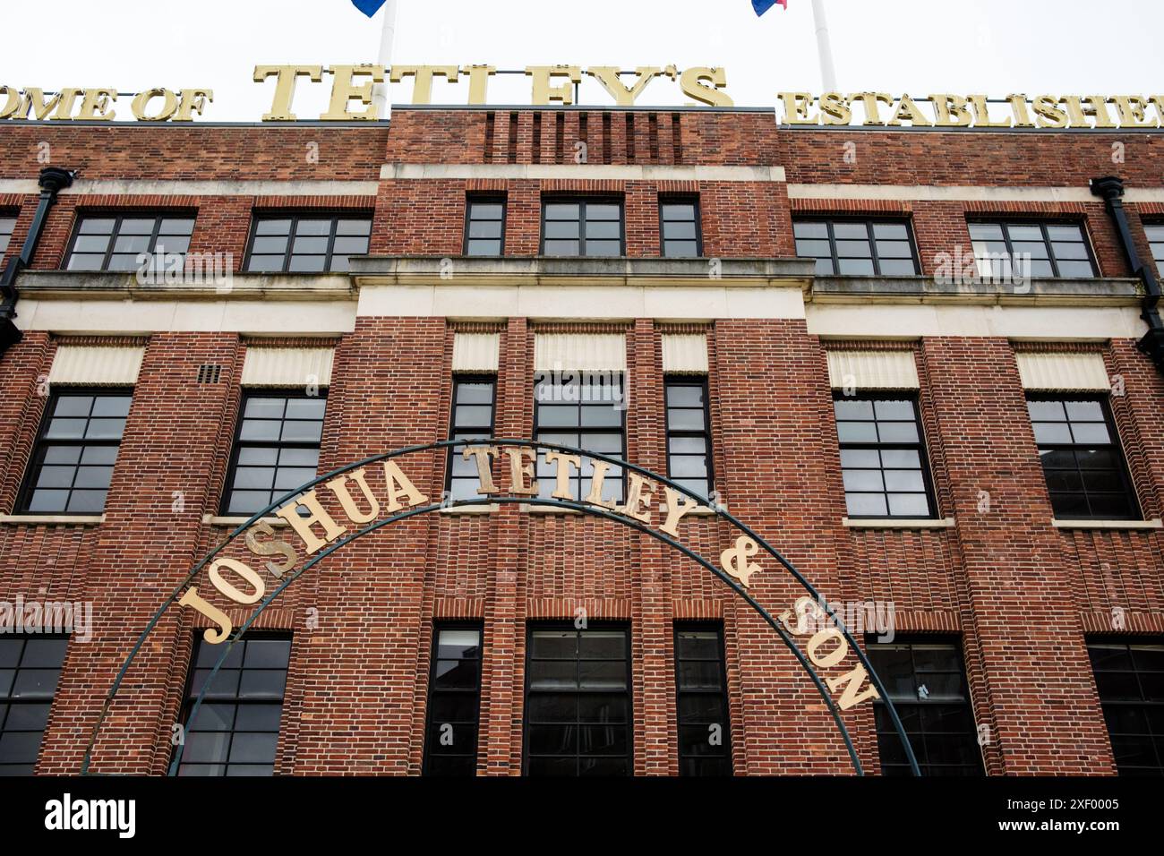 Leeds England: 3rd June 2024: The Tetley Leeds. An exterior view of the ...