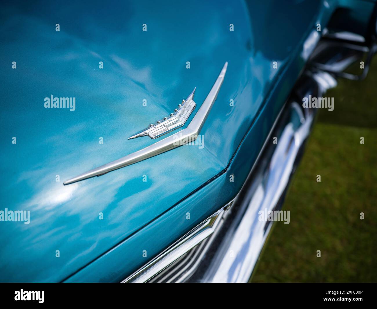 CADILLAC BLUE AT WENDRON CLASSIC CAR SHOW 2024 Stock Photo - Alamy