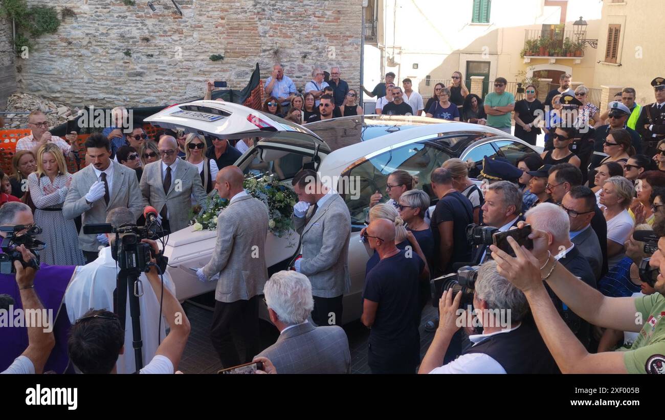 Rosciano - Pescara - funeral of Christopher Thomas Luciani, in the ...