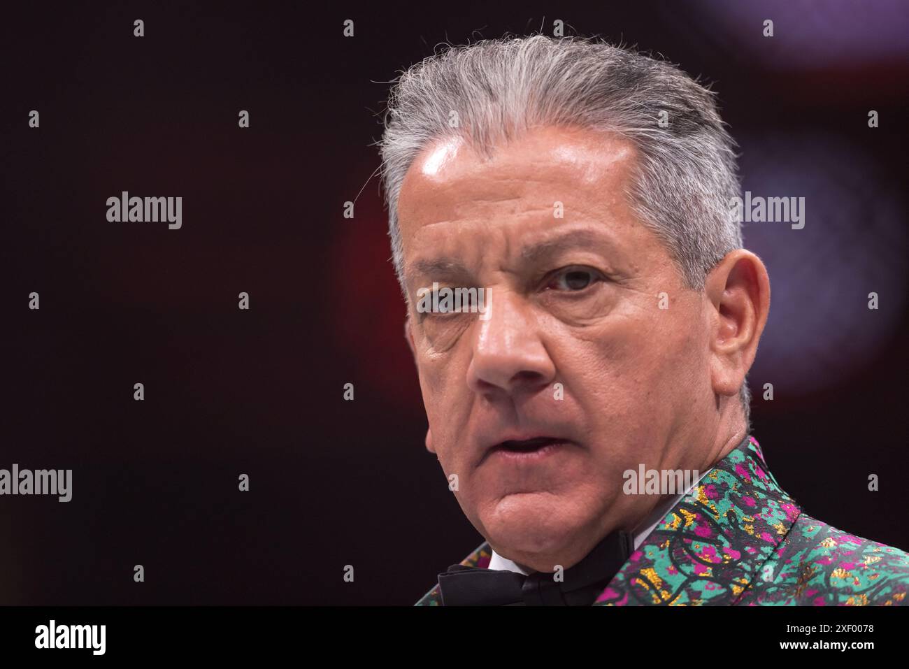 Las Vegas, United States. 29th June, 2024. UFC announcer Bruce Buffer ...