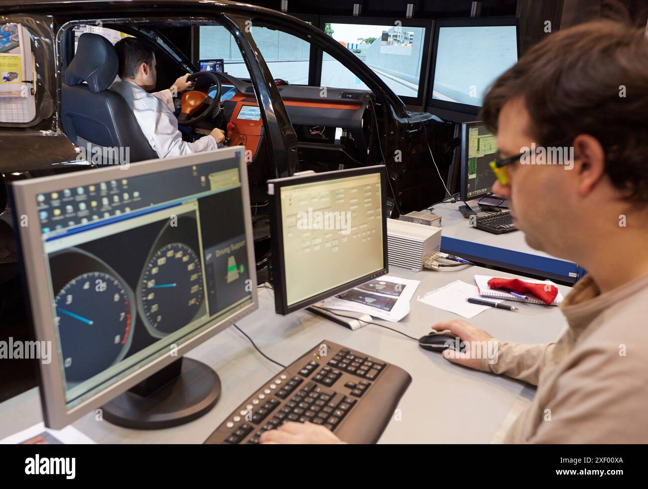 Driving Simulator Test Validation of eco-driving systems, platooning ...
