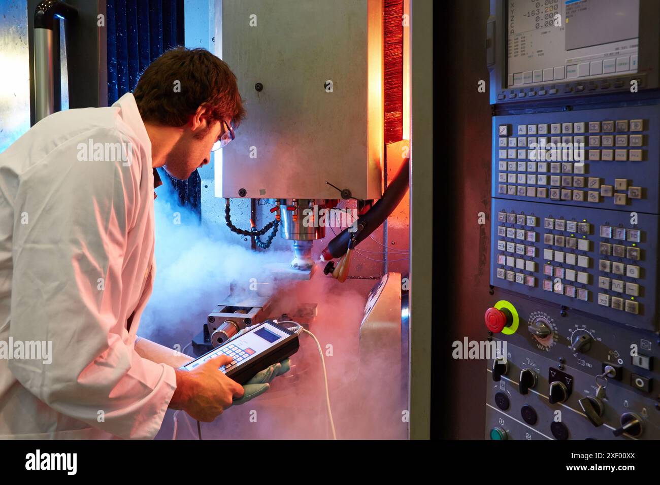 Cryogenic machining. Increases the life of the cutting tool and double ...