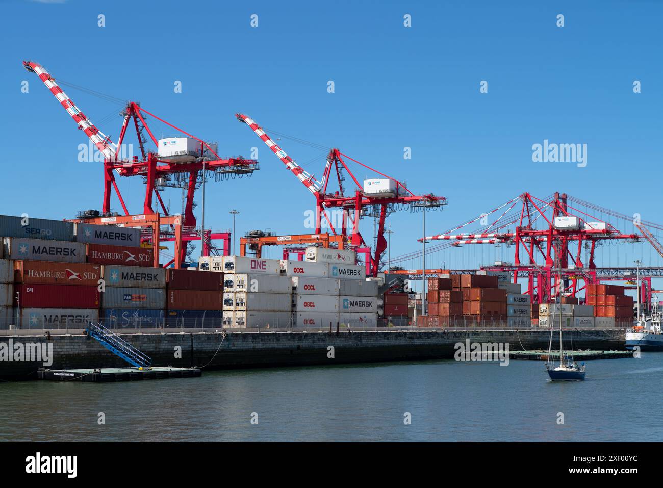 Lisbon , Portugal , 22 June 2024. The Port of Lisbon - Porto de Lisboa ...