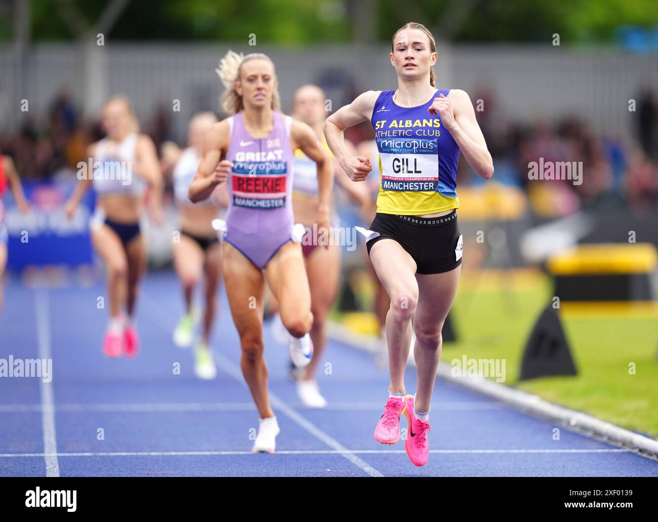 Phoebe Gill wins the Women's 800m Final during day two of the Olympic ...